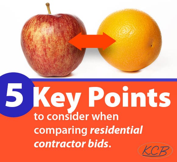 5 key points to consider when comparing residential contractor bids ...